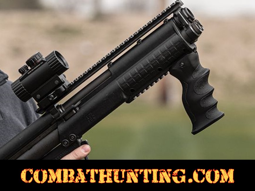 DP-172B Vertical Forearm Foregrip For DP-12 Double Barrel Tactical Shotguns - Standard MFG DP-12 ...