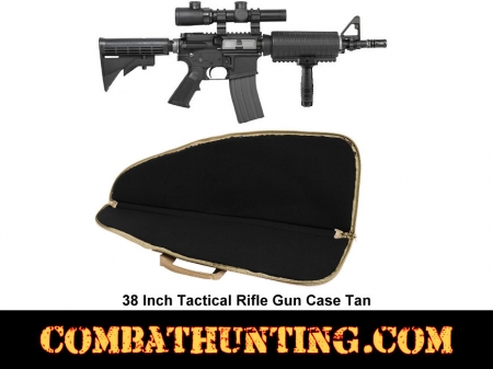 CVT2907-38 38 Inch Tactical Rifle Gun Case Tan - MP-15 Sport II Accessories