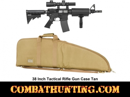 CVT2907-38 38 Inch Tactical Rifle Gun Case Tan - MP-15 Sport II Accessories