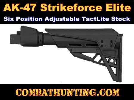 B.2.10.1265 AK-47 Elite Stock Six Position Adjustable AK Stock Black ...