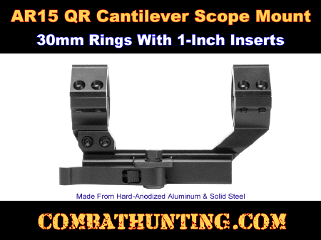 MARCQ AR-15 Cantilever Mount 30mm & 1 inch QR - Rifle Scope Mounts & Bases