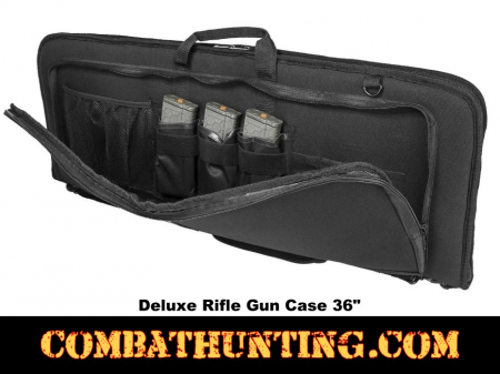 CVDRC2996B-36 Deluxe Black Rifle Case Soft Gun Case 36 Inches - Gun ...