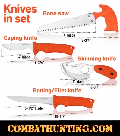 MCK7 Game Processing Kit Mossberg Professional 7-Piece Set - Hunting Knives
