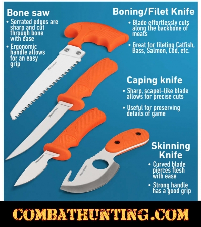 MCK7 Game Processing Kit Mossberg Professional 7-Piece Set - Hunting Knives