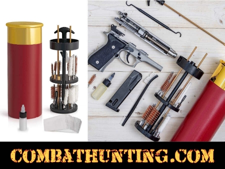 SGSCK Deluxe Gun Cleaning Kit with Shotgun Shell Case - Gun Cleaning ...