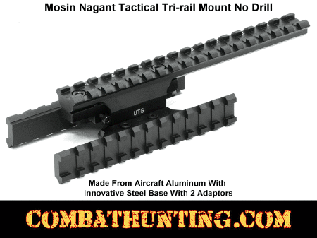 UTG® Mosin Nagant Tactical Tri-rail Mount No Drill Mount