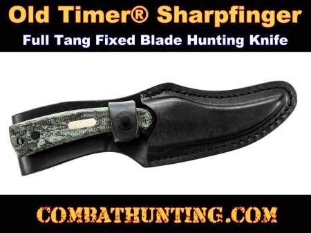 152OTBC Old Timer Sharpfinger Full Tang Fixed Blade Knife - Hunting Knives