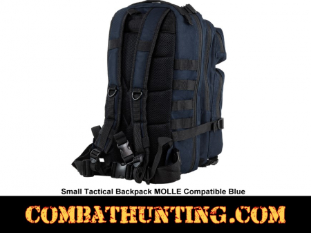 CBSBL2949 Small Tactical Backpack MOLLE Compatible Blue - Military ...