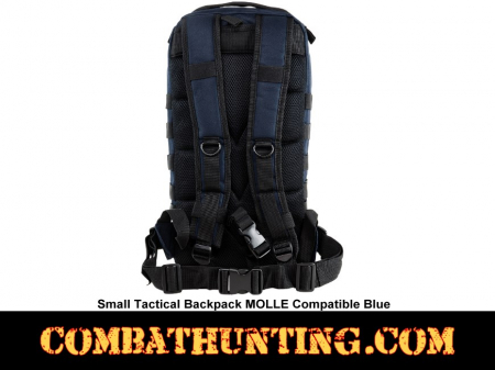 CBSBL2949 Small Tactical Backpack MOLLE Compatible Blue - Military ...