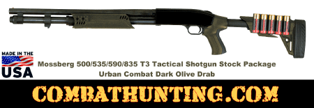 Mossberg 500/535/590/835 T3 Tactical Shotgun Stock Package Urban Combat ...