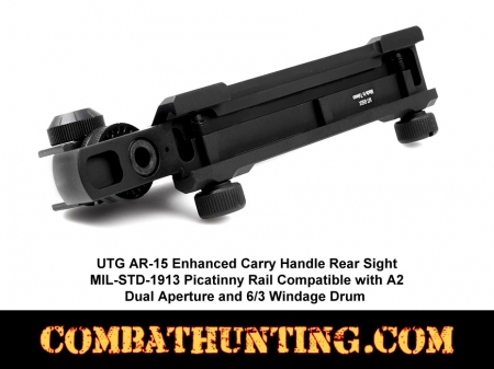 MT-950X UTG AR-15 Enhanced Carry Handle Rear Sight Picatinny - AR-15 ...