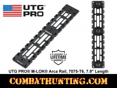 TLUMA02 UTG PRO M-LOK Arca Rail 7075-T6, 7.9" Length - Quad Rails - Handguards