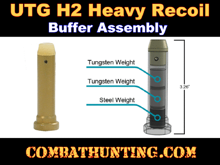 AR15 Carbine H2 Buffer (Heavy) | Combathunting.com