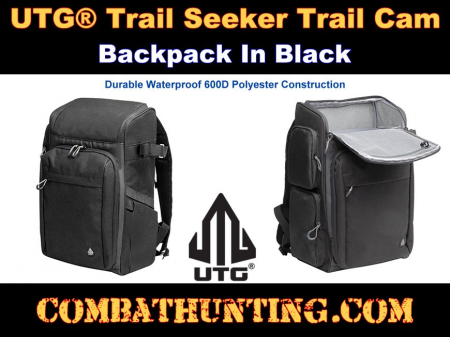 PVC-GC01 UTG Trail Seeker Trail Cam Backpack Black - Military Backpacks ...