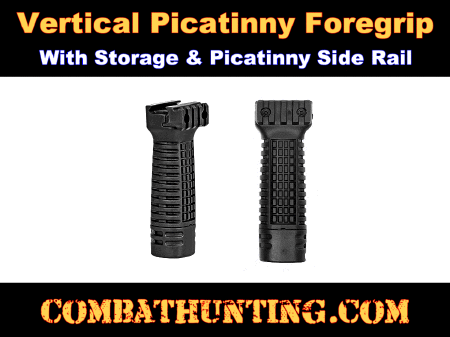 AR-115 Vertical Picatinny Foregrip With Storage - Vertical Grips Foregrips