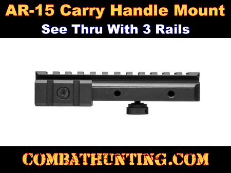M16-A2 AR-15 Carry Handle Picatinny Mount Tri-Rail Mount - MP-15 Sport ...