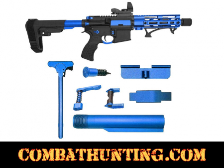 AR-15 Anodized Blue Parts Kit