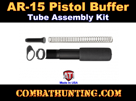 AR 15 Complete Pistol Buffer Tube Assembly With Foam Pad