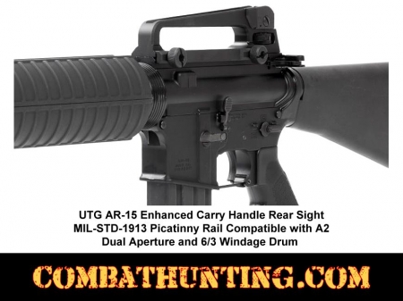 MT-950X UTG AR-15 Enhanced Carry Handle Rear Sight Picatinny - AR-15 ...