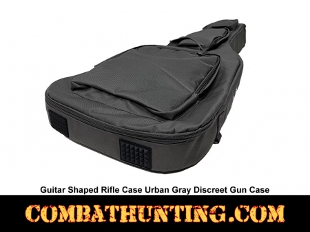 3049U Guitar Shaped Rifle Case Urban Gray Discreet Gun Case - Gun Cases ...