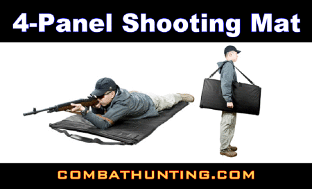 CSHM2938B 4 Panel Shooting Mat - Gun Cases Rifle Shotgun Pistol