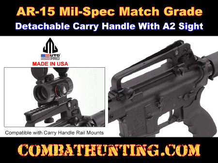 UTG PRO US Made Mil-Spec AR-15 Carry Handle With A2 Sight