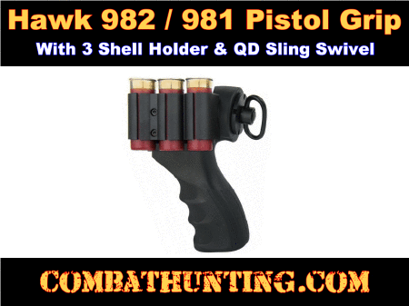 HKPDS Hawk 982, 981 QD Sling Pistol Grip With Side Saddle - IAC Hawk ...