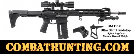 TL-HSM01 UTG M-LOK Ultra Slim Handstop Matte Black - Vertical Grips ...