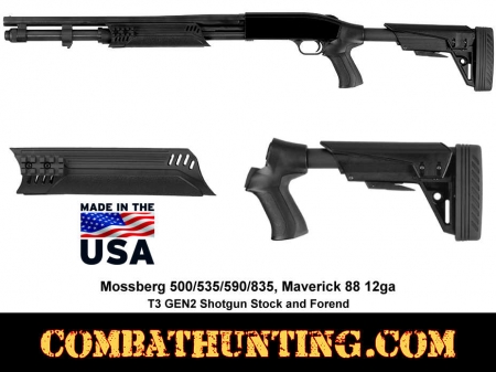 Mossberg Maverick 88 T3 GEN2 Pistol Grip Shotgun Stock and Forend