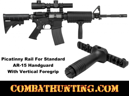 MARSHV2 AR15 A2 Handguard Rail & Vertical Foregrip - Vertical Grips ...