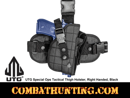 UTG Special Ops Tactical Leg Holster Black - PVC-H178B